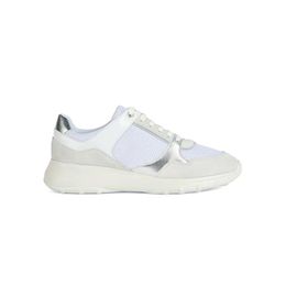 Geox Sneakers "Dalleniee" in Silber/ Wei&szlig; - 59% | Gr&ouml;&szlig;e 38 | Damen-sneakers