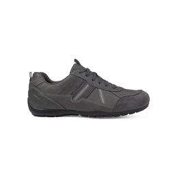 Geox Leder-Sneakers "Ravex" in Grau - 50% | Gr&ouml;&szlig;e 39 | Herrensneakers