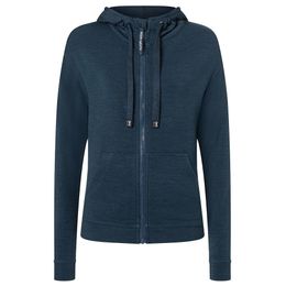 super.natural Sweatjacke "Solution" in Dunkelblau - 61% | Gr&ouml;&szlig;e XL | Damen-sweatshirts-jacken