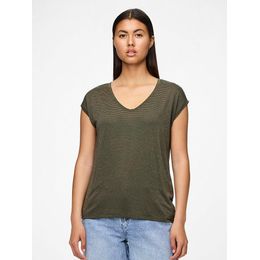 Pieces Shirt "Billo" in Gr&uuml;n - 50% | Gr&ouml;&szlig;e L | Damen-tops