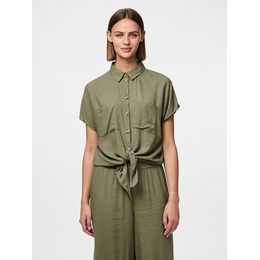 Pieces Bluse "Pia" in Khaki - 48% | Gr&ouml;&szlig;e M | Damen-blusen