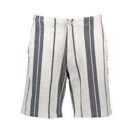 Selected Homme Shorts in Wei&szlig;/ Dunkelblau - 63% | Gr&ouml;&szlig;e M | Herren-plussize