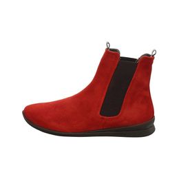 Think! Leder-Chelsea-Boots in Rot - 60% | Gr&ouml;&szlig;e 40,5 | Stiefeletten