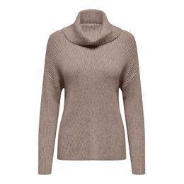 Only Rollkragenpullover in Taupe - 42% | Gr&ouml;&szlig;e XL | Damen-pullover-cardigans