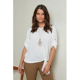 Curvy Lady Bluse in Wei&szlig; - 77% | Gr&ouml;&szlig;e 48/50 | Damen-blusen
