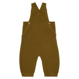 Noppies Latzhose "Gistain" in Khaki - 51% | Gr&ouml;&szlig;e 74 | Babyhosen