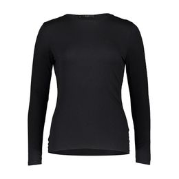 Oui Longsleeve in Schwarz - 51% | Gr&ouml;&szlig;e 44 | Damen-tops