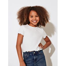 KIDS Only Shirt in Wei&szlig; - 50% | Gr&ouml;&szlig;e 146/152 | Kinder-oberteile