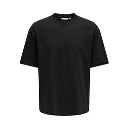 Only & Sons ONLY & SONS Shirt in Schwarz - 52% | Gr&ouml;&szlig;e S | Herren-plussize