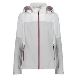 CMP Funktionsjacke in Wei&szlig;/ Grau - 62% | Gr&ouml;&szlig;e 44 | Damen-outdoorjacken