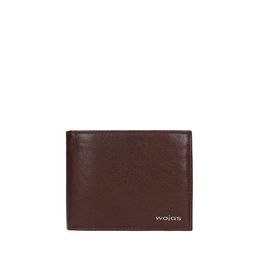 Wojas Leder-Geldb&ouml;rse in Braun - (B)12 x (H)9,5 x (T)2,5 cm - 46% | Herren-portemonnaies-etuis