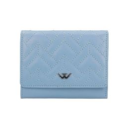 Wojas Leder-Geldb&ouml;rse in Hellblau - (B)12,2 x (H)9,2 x (T)3 cm - 32% | Portemonnaies-etuis