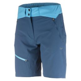 Traunstein Sport Funktionsshorts in Blau - 75% | Gr&ouml;&szlig;e 38 | Damen-sporthosen