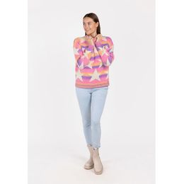 Key Largo Pullover "Unicorn" in Bunt - 60% | Gr&ouml;&szlig;e XL | Damen-pullover-cardigans