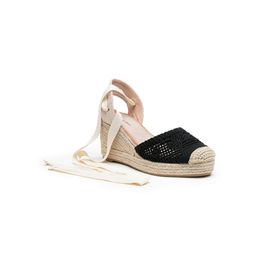 Foreverfolie Keilsandaletten in Schwarz - 72% | Gr&ouml;&szlig;e 40 | Damen-sandalen