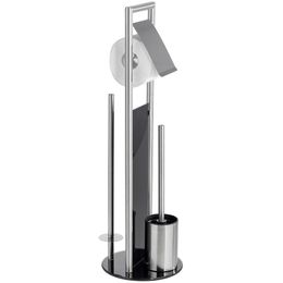 Wenko WC-Garnitur in Silber - (H)70 x &Oslash; 20 cm - 35% | Badezimmer-accessoires