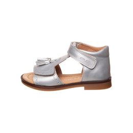 POM POM Leder-Sandalen in Silber - 69% | Gr&ouml;&szlig;e 28 | Kindersandalen