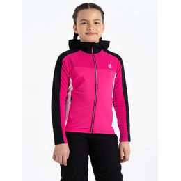 Dare 2b Fleecejacke "Thriving" in Pink/ Schwarz - 65% | Gr&ouml;&szlig;e 140 | Kids-fleecejacken-fleecepullover