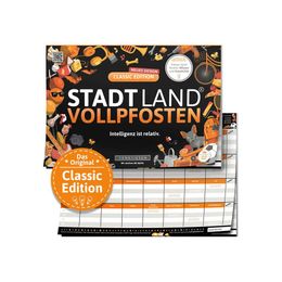 DENKRIESEN Spiel "Stadt Land Vollpfosten Classic" - ab 12 Jahren - 14% | Gesellschaftsspiele