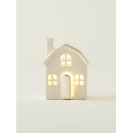 Bella Maison Dekoobjekt mit LED-Beleuchtung in Creme - (B)9 x (H)12 x (T)8 cm - 50% | Lichterketten-dekobeleuchtung