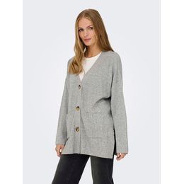 Only Cardigan in Grau - 52% | Gr&ouml;&szlig;e S | Damen-pullover-cardigans