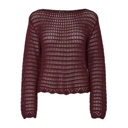 Pieces Pullover "Fallon" in Braun - 50% | Gr&ouml;&szlig;e M | Damen-pullover-cardigans