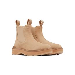 Sorel Leder-Chelsea-Boots "Hi-Line" in Beige - 73% | Gr&ouml;&szlig;e 37 | Stiefeletten