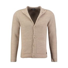 Key Largo Cardigan "Luzern" in Beige/ Beige - 57% | Gr&ouml;&szlig;e S | Herren-pullover-cardigans