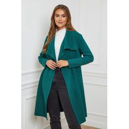Soft Cashmere Cardigan in Gr&uuml;n - 68% | Gr&ouml;&szlig;e 38/40 | Damen-pullover-cardigans