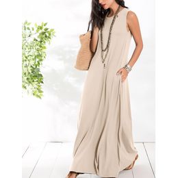 Milan Kiss Kleid in Beige - 55% | Gr&ouml;&szlig;e M | Damen-kleider