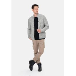 Key Largo Cardigan "Luzern" in Grau - 60% | Gr&ouml;&szlig;e M | Herren-pullover-cardigans