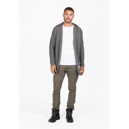 Key Largo Cardigan "Actor" in Grau - 62% | Gr&ouml;&szlig;e M | Herren-pullover-cardigans