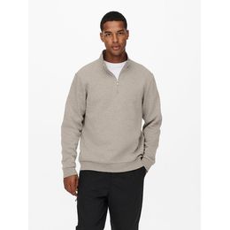 Only & Sons ONLY & SONS Sweatshirt "Ceres" in Beige - 40% | Gr&ouml;&szlig;e L | Herren-plussize