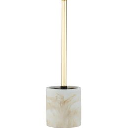 Wenko WC-Garnitur "Odos" in Creme/ Gold - (H)38 cm - 41% | Badezimmer-accessoires