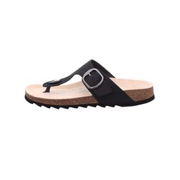 Legero Leder-Zehentrenner "Clear" in Dunkelblau - 44% | Gr&ouml;&szlig;e 38 | Damen-sandalen