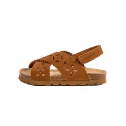 BABUNKERS Family Leder-Sandalen in Hellbraun - 57% | Gr&ouml;&szlig;e 34 | Kindersandalen