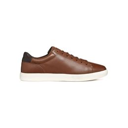 Geox Leder-Sneakers "Avola" in Braun - 53% | Gr&ouml;&szlig;e 40 | Herrensneakers