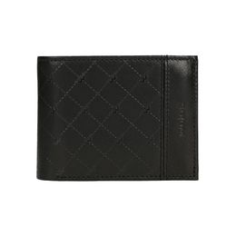 Wojas Leder-Geldb&ouml;rse in Schwarz - (B)12,5 x (H)9,6 x (T)3 cm - 43% | Herren-portemonnaies-etuis