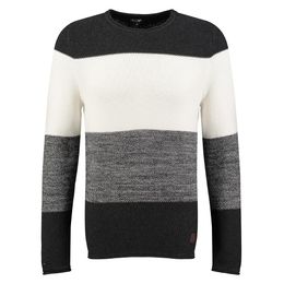 Key Largo Pullover "Jogi" in Schwarz/ Wei&szlig;/ Grau - 55% | Gr&ouml;&szlig;e M | Herren-plussize