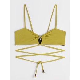 Icone Bikini-Oberteil "Limoncello" in Gr&uuml;n - 70% | Gr&ouml;&szlig;e L | Damen-bademode