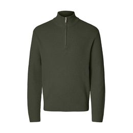 Selected Homme Pullover "Theo" in Khaki - 45% | Gr&ouml;&szlig;e XL | Herren-plussize