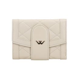 Wojas Leder-Geldb&ouml;rse in Beige - (B)12 x (H)9,7 x (T)2,5 cm - 36% | Portemonnaies-etuis