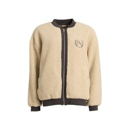 Rethinkit Bomberjacke "Fuzzy" in Beige - 77% | Gr&ouml;&szlig;e M | Damen-pullover-cardigans