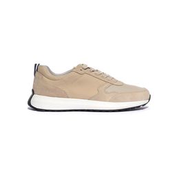Geox Leder-Sneakers "Volpiano" in Beige - 65% | Gr&ouml;&szlig;e 39 | Herrensneakers