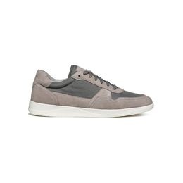 Geox Leder-Sneakers "Kennet" in Grau - 40% | Gr&ouml;&szlig;e 40 | Herrensneakers