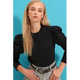 Trend Alacati Pullover in Schwarz - 60% | Gr&ouml;&szlig;e S | Damen-pullover-cardigans