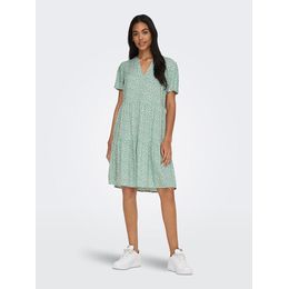 Only Kleid "Zally" in Mint/ Wei&szlig; - 40% | Gr&ouml;&szlig;e XS | Damen-kleider