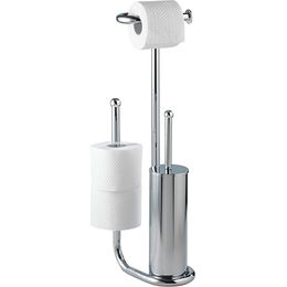 Wenko WC-Garnitur "Universalo" in Chrom - (H)62,5 cm - 50% | Badezimmer-accessoires