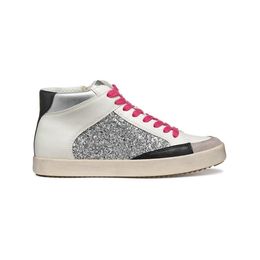 Geox Sneakers "Blomiee" in Creme/ Silber/ Schwarz - 52% | Gr&ouml;&szlig;e 37 | Damen-sneakers