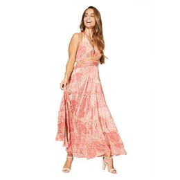 Aller Simplement Kleid in Rosa/ Wei&szlig; - 63% | Gr&ouml;&szlig;e 34-40 | Damen-kleider
